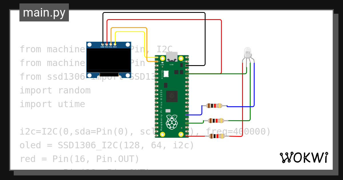 Ejercicio Oled Wokwi Esp32 Stm32 Arduino Simulator 9679