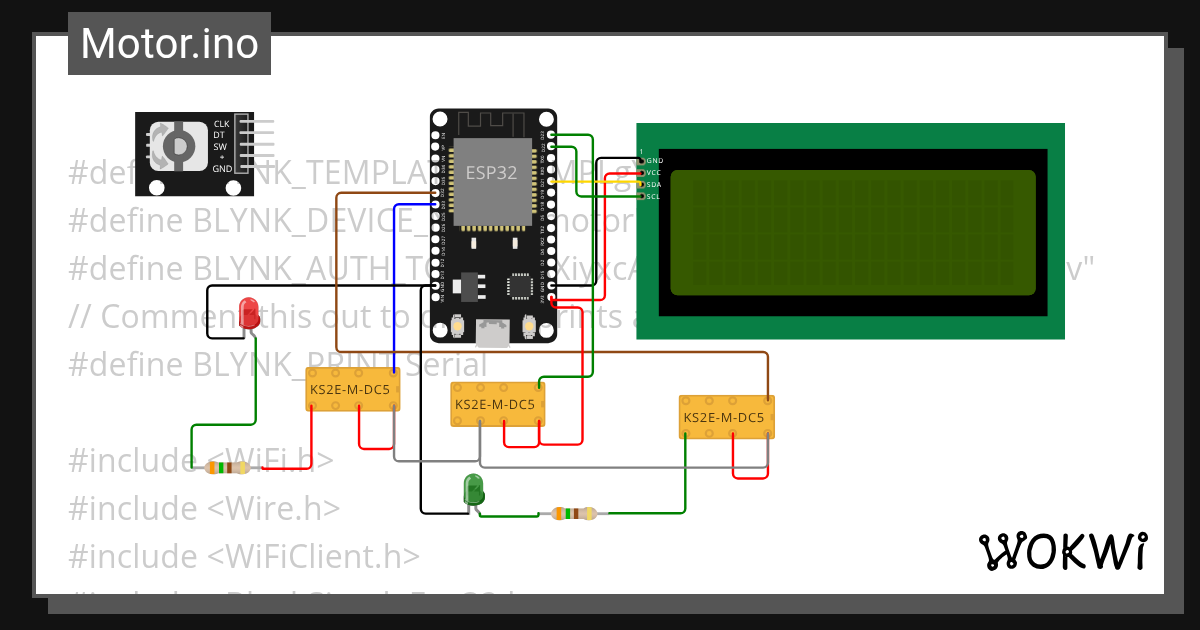 Motor.ino - Wokwi ESP32, STM32, Arduino Simulator