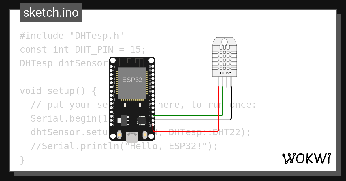 Đo Nhiệt độ Wokwi Esp32 Stm32 Arduino Simulator 9323