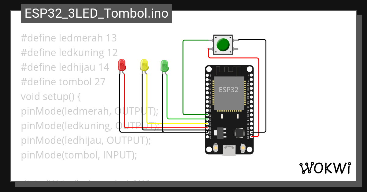 ESP32_3LED_Tombol.ino - Wokwi ESP32, STM32, Arduino Simulator