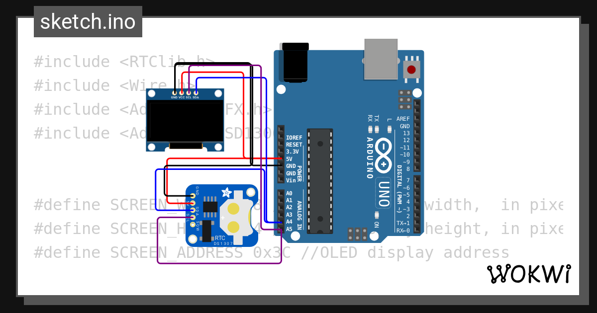 Digital Watch Wokwi Esp32 Stm32 Arduino Simulator 1864