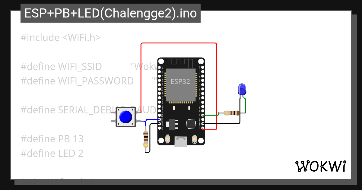 ARC_ESP+PB+LED(Challenge2).ino - Wokwi ESP32, STM32, Arduino Simulator