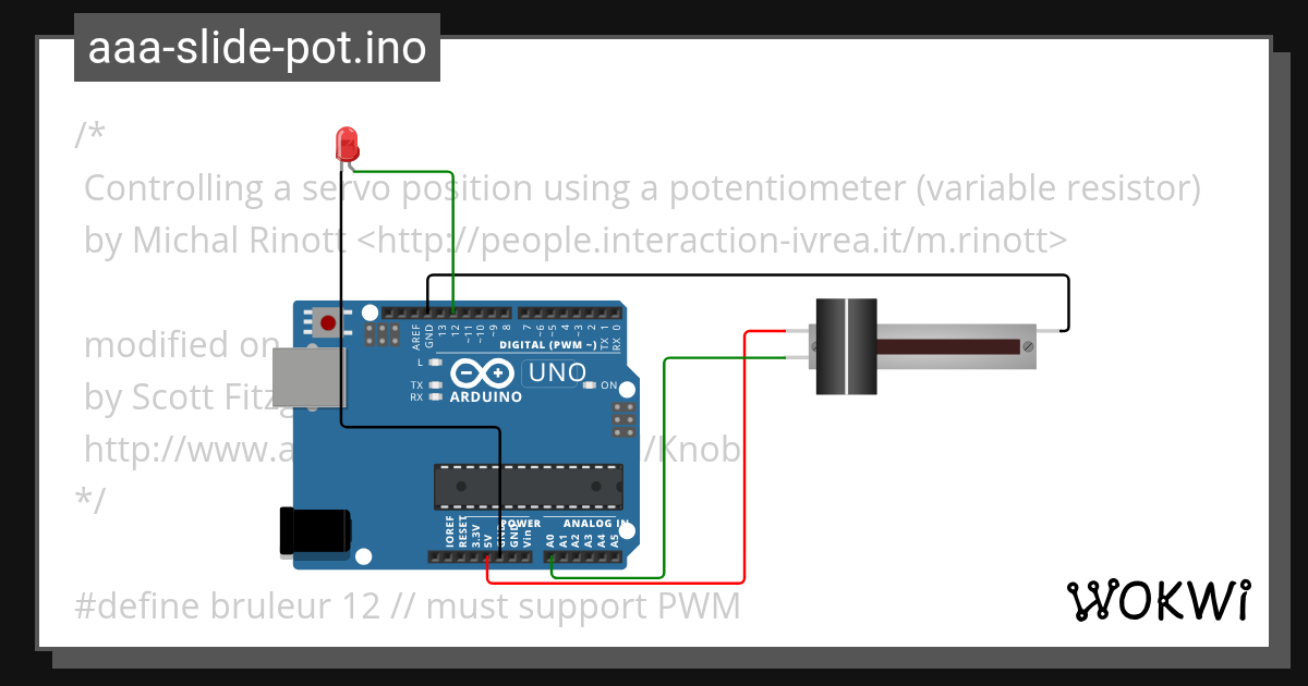 aaa-slide-pot.ino - Wokwi ESP32, STM32, Arduino Simulator