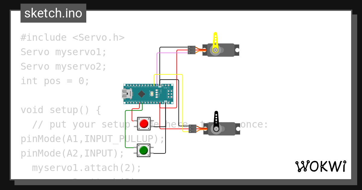 Servo Gagal Wokwi Esp32 Stm32 Arduino Simulator 7292
