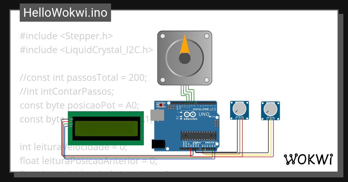HelloWokwi.ino - Wokwi ESP32, STM32, Arduino Simulator