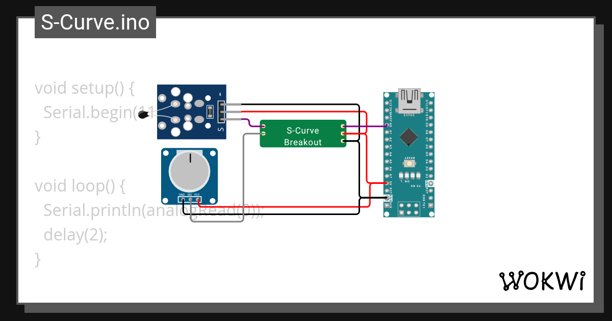 S-Curve.ino - Wokwi ESP32, STM32, Arduino Simulator