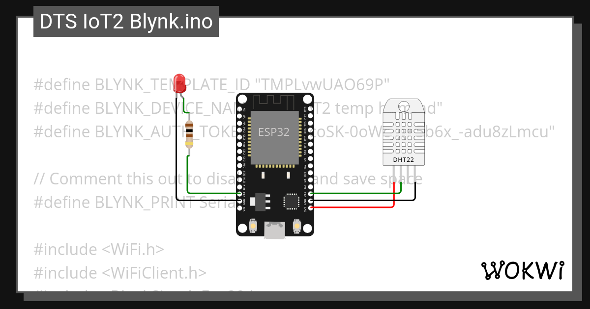 DTS IoT2 Blynk.ino - Wokwi ESP32, STM32, Arduino Simulator