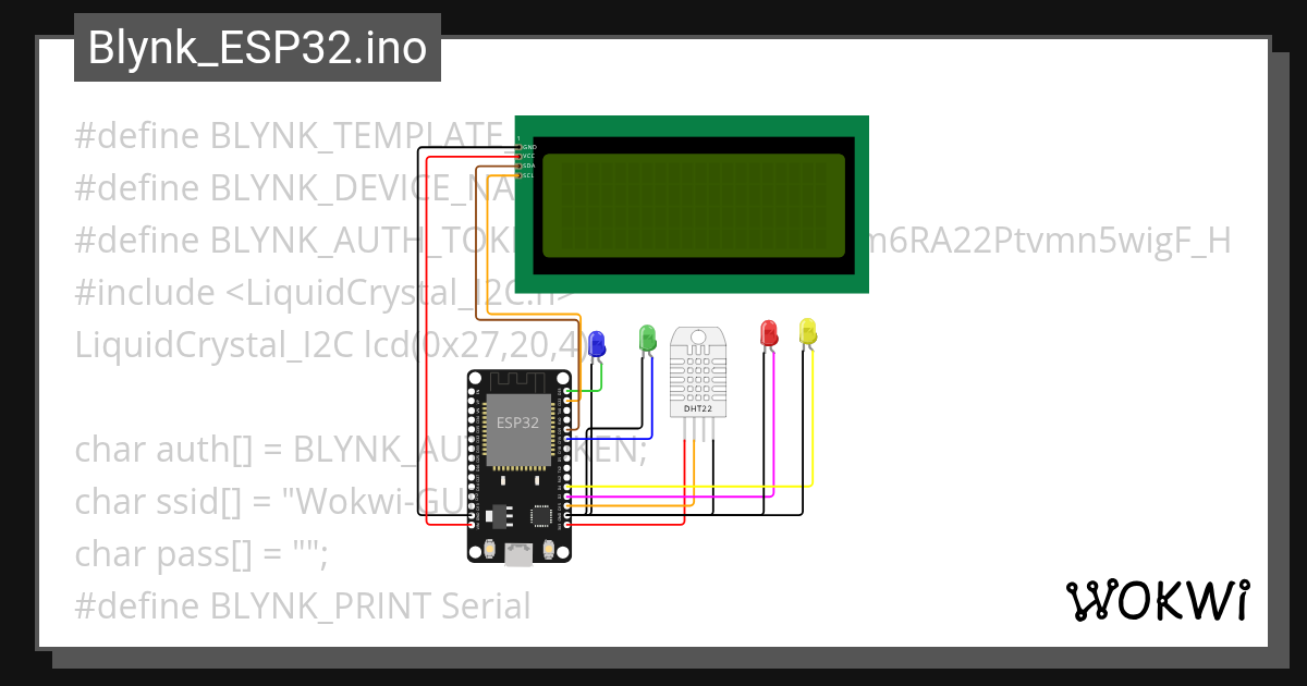 Blynko Wokwi Esp32 Stm32 Arduino Simulator