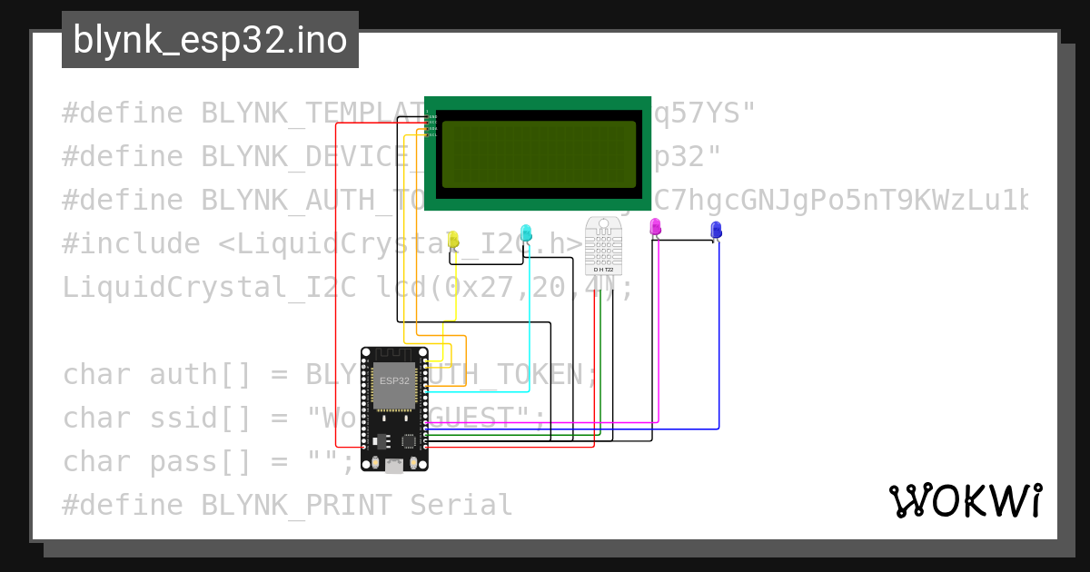 Blynko Wokwi Esp32 Stm32 Arduino Simulator