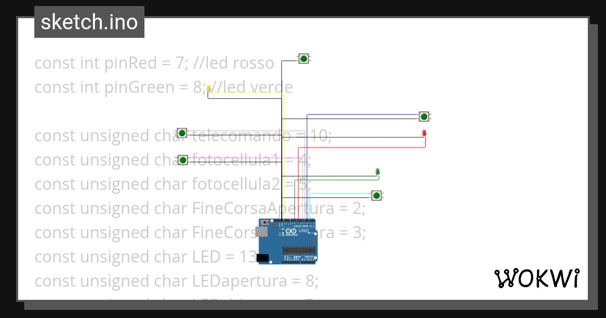 progetto cancello (1) (ARDUINO UNO) - Wokwi ESP32, STM32, Arduino Simulator