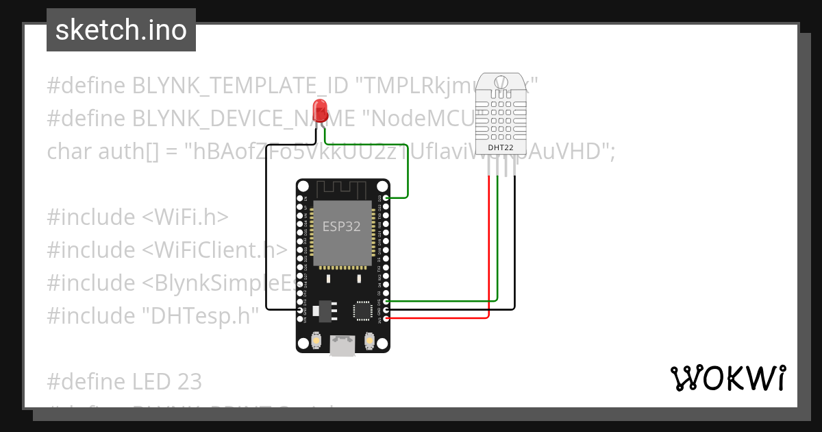 Challenge Blynk - Wokwi ESP32, STM32, Arduino Simulator