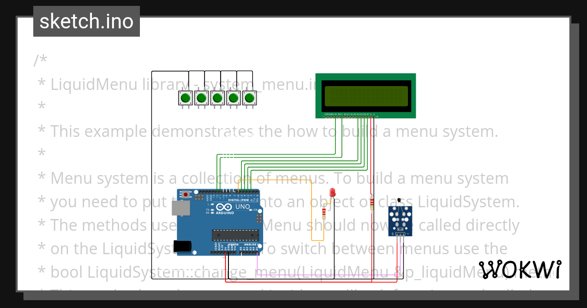 H_system_menu - Wokwi Arduino and ESP32 Simulator