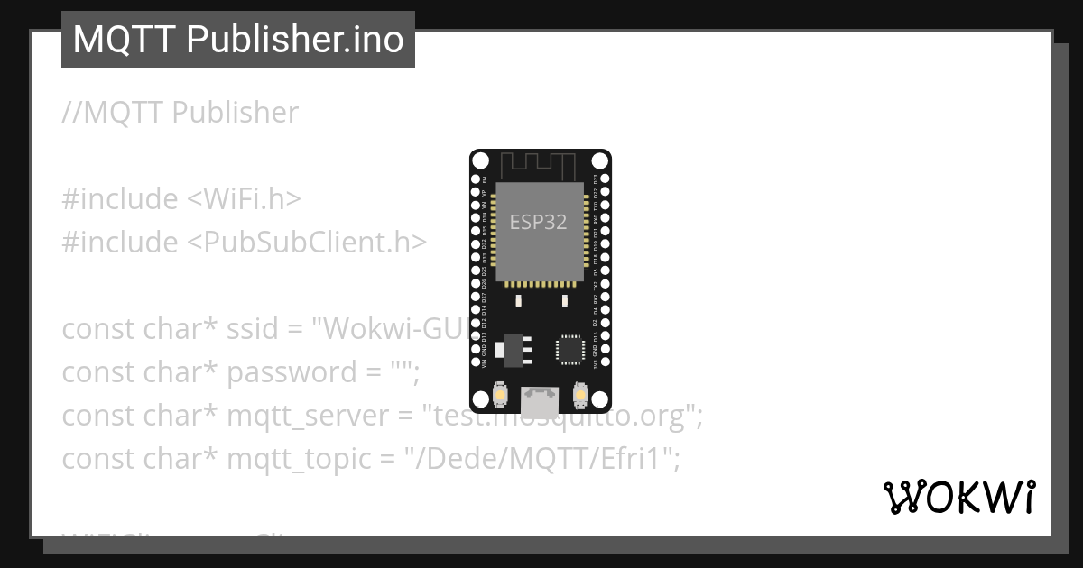 Wokwi - Online ESP32, STM32, Arduino Simulator