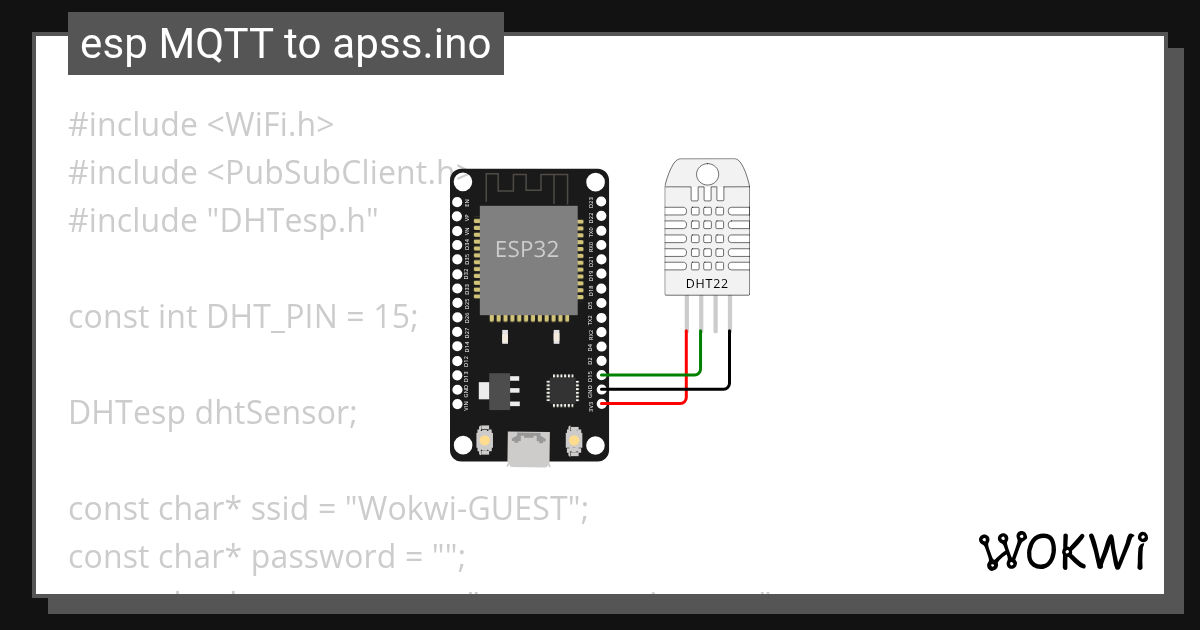 esp MQTT to apss.ino - Wokwi ESP32, STM32, Arduino Simulator