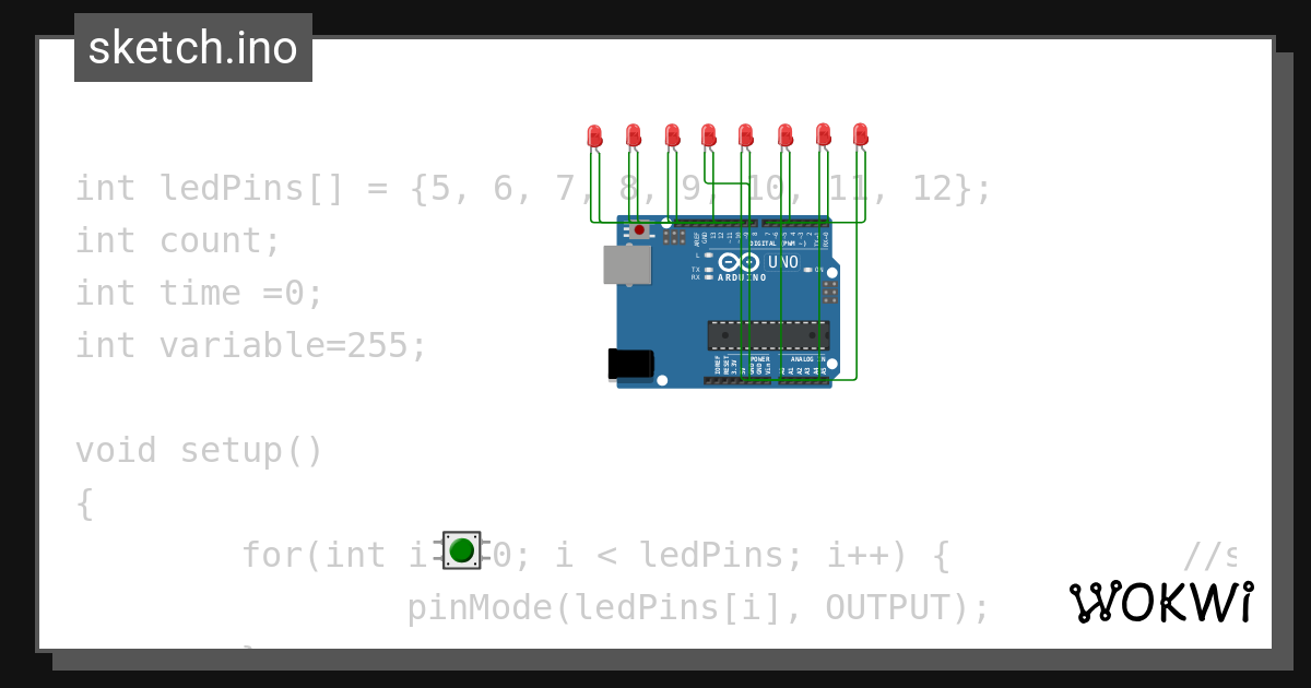8 Bit Counter Wokwi Esp32 Stm32 Arduino Simulator