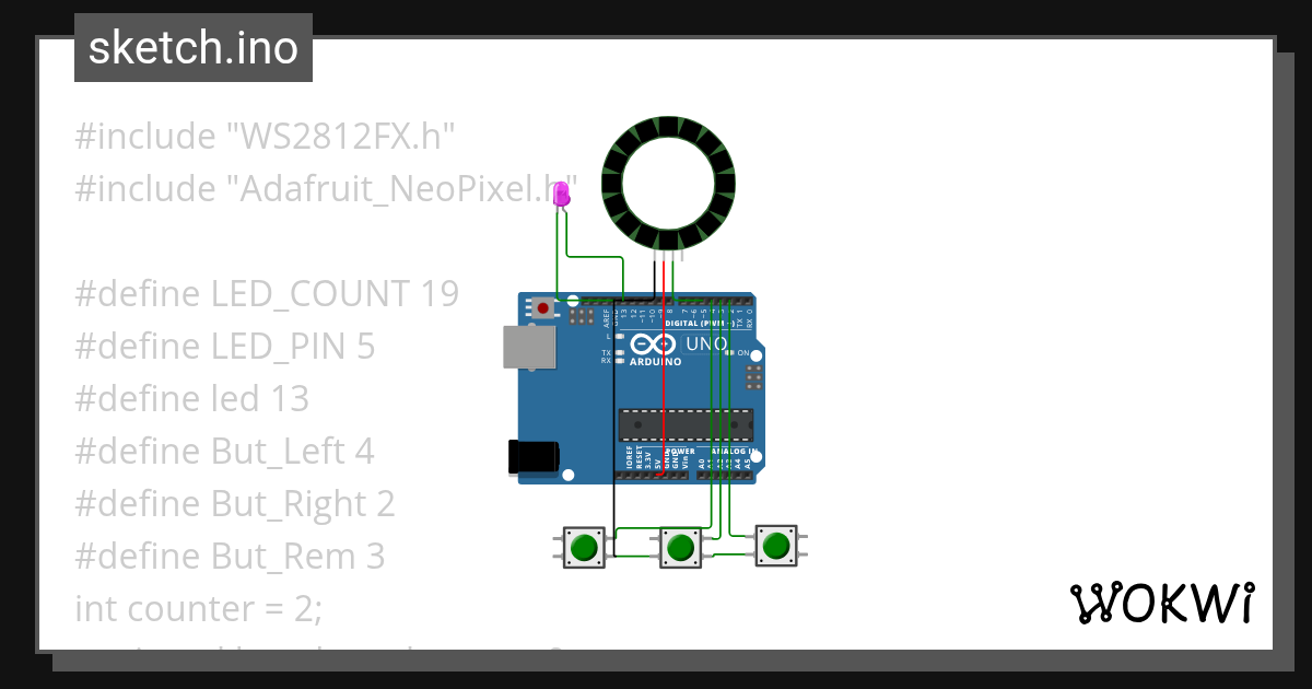 sketch.ino - Wokwi ESP32, STM32, Arduino Simulator