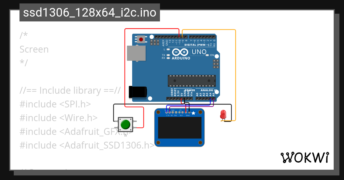 ssd1306_128x64_i2c.ino - Wokwi ESP32, STM32, Arduino Simulator