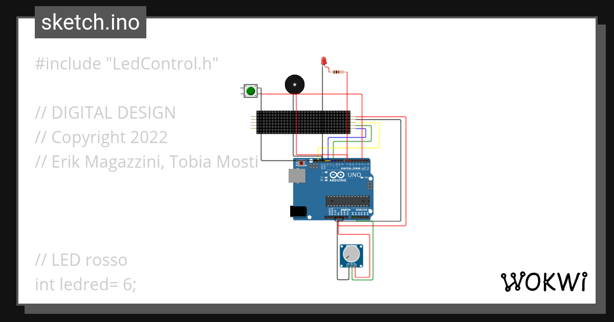 Prototipo Funzionante - Wokwi ESP32, STM32, Arduino Simulator