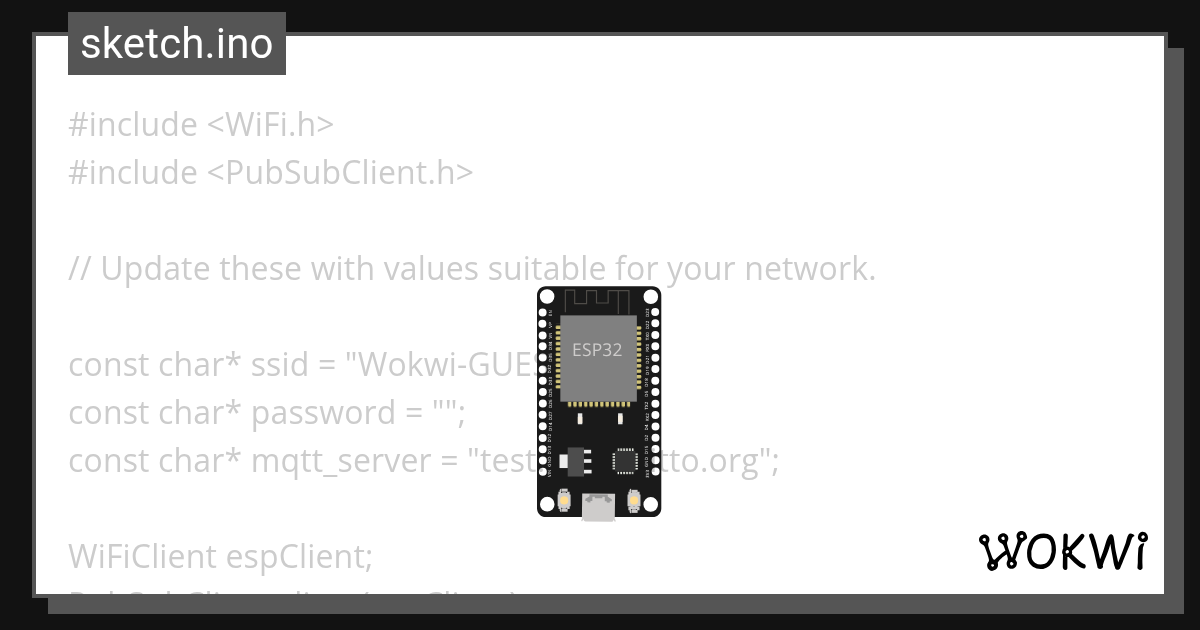 Mqtt Publisher Wokwi Esp32 Stm32 Arduino Simulator 4215