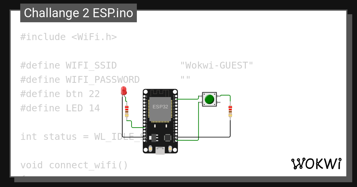 Challange 2 O Wokwi Esp32 Stm32 Arduino Simulator