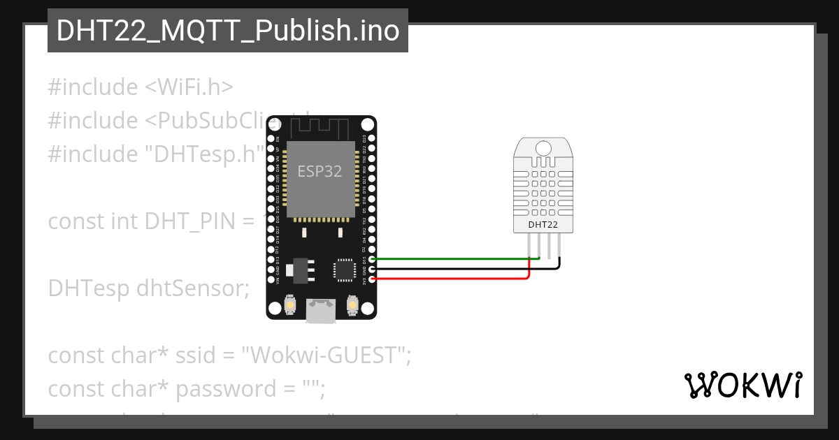 DHT22_MQTT_Publish.ino - Wokwi ESP32, STM32, Arduino Simulator