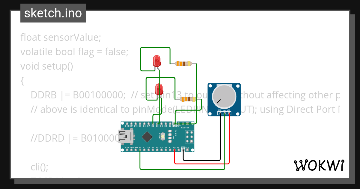 sketch.ino - Wokwi ESP32, STM32, Arduino Simulator