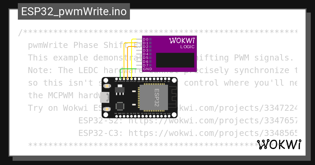 Esp32pwmwriteo Wokwi Esp32 Stm32 Arduino Simulator 