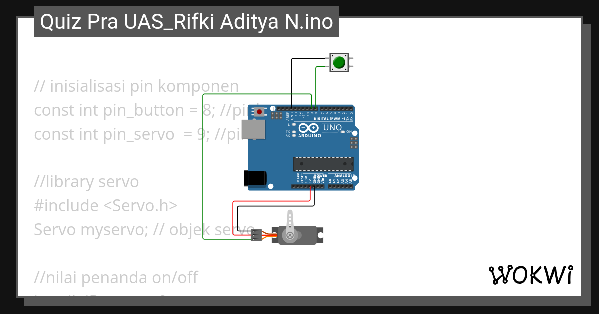 Quiz Pra UAS_Rifki Aditya N.ino - Wokwi ESP32, STM32, Arduino Simulator