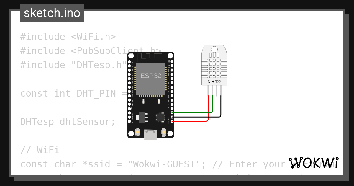 Thinkspeak Dht22 Wokwi Esp32 Stm32 Arduino Simulator