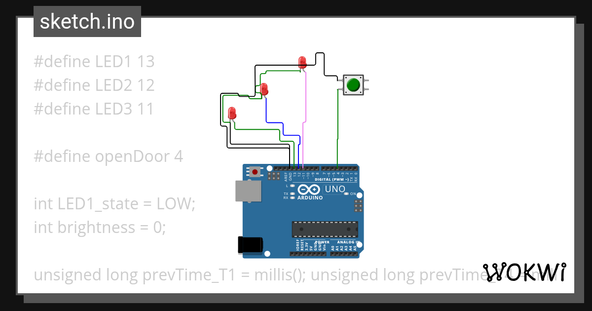 sketch.ino - Wokwi ESP32, STM32, Arduino Simulator