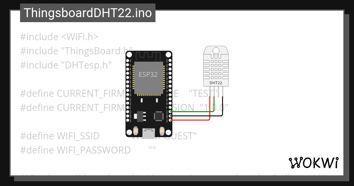 ThingsboardDHT22.ino - Wokwi ESP32, STM32, Arduino Simulator