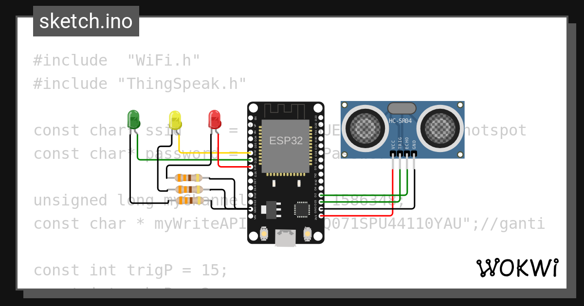 Evaluasi 3 Ketinggian Air O Wokwi Esp32 Stm32 Arduino Simulator