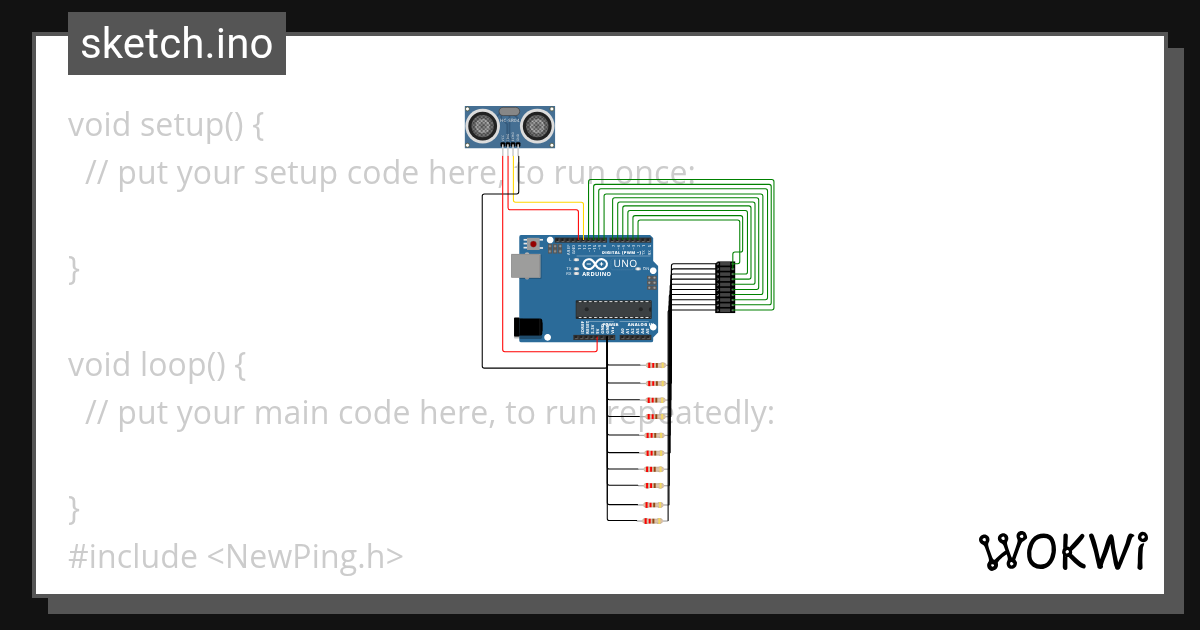 WaterControl_10LED - Wokwi ESP32, STM32, Arduino Simulator