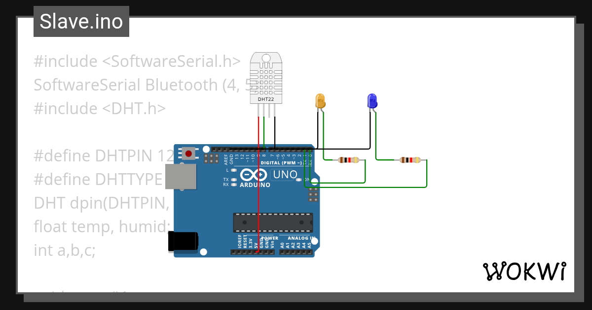 Slave.ino - Wokwi ESP32, STM32, Arduino Simulator