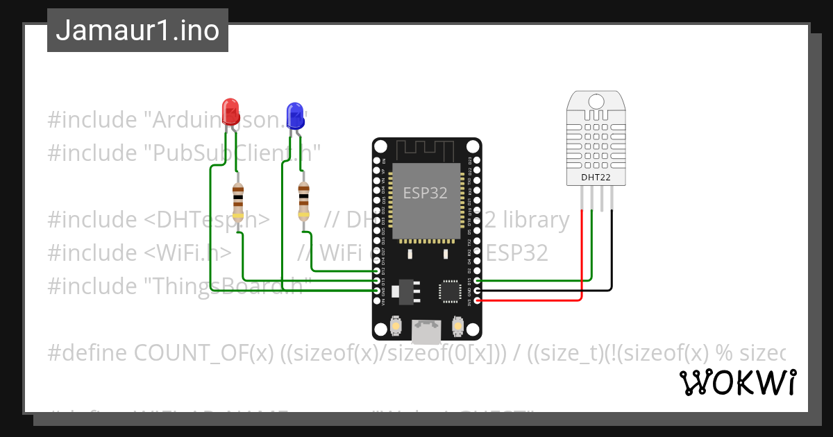 Jamur 1 - Wokwi ESP32, STM32, Arduino Simulator