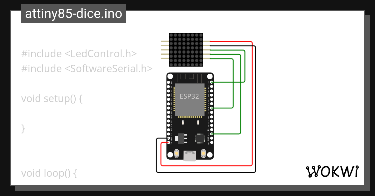 attiny85-dice.ino - Wokwi ESP32, STM32, Arduino Simulator attiny85-dice.ino - Wokwi ESP32, STM32, Arduino Simulator