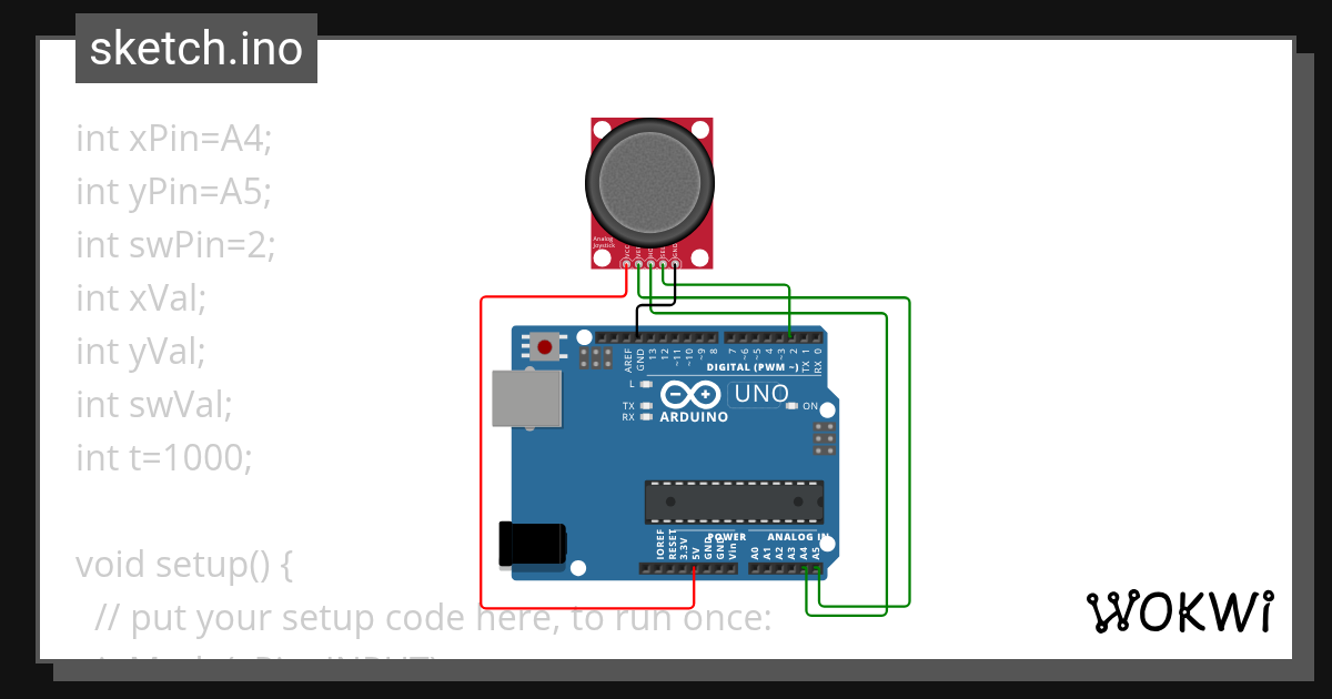 joystick intro - Wokwi Arduino and ESP32 Simulator