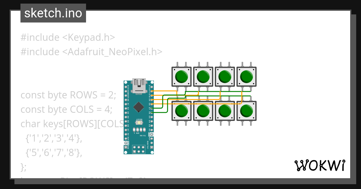 Macropad V0-1.ino - Wokwi ESP32, STM32, Arduino Simulator