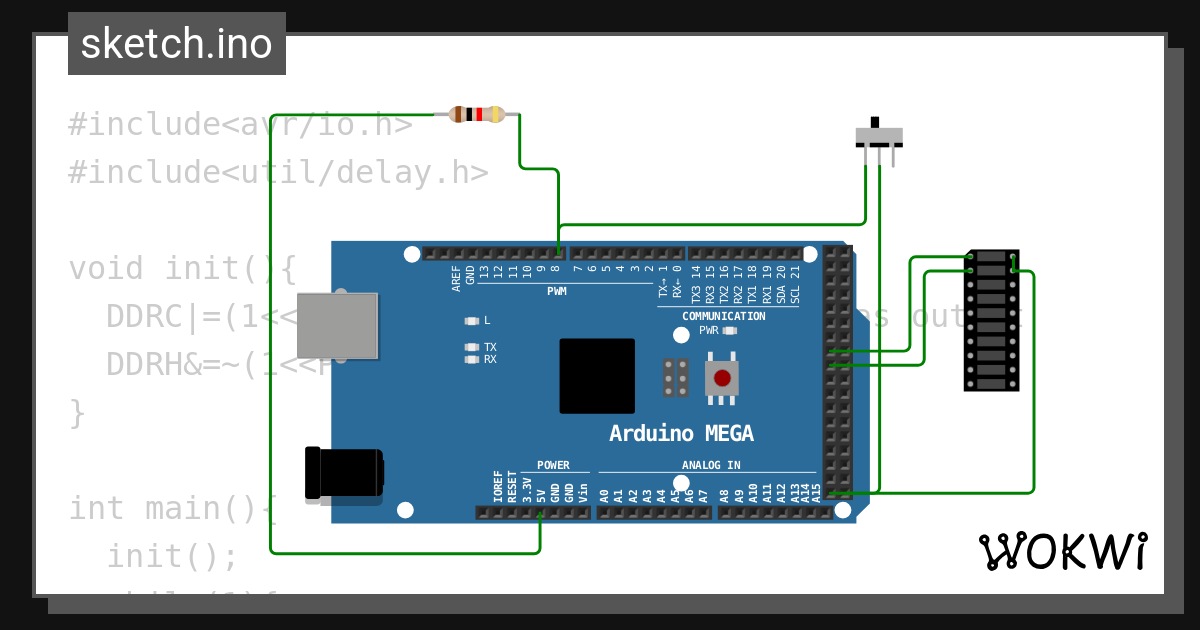Switchled Wokwi Esp32 Stm32 Arduino Simulator 8337
