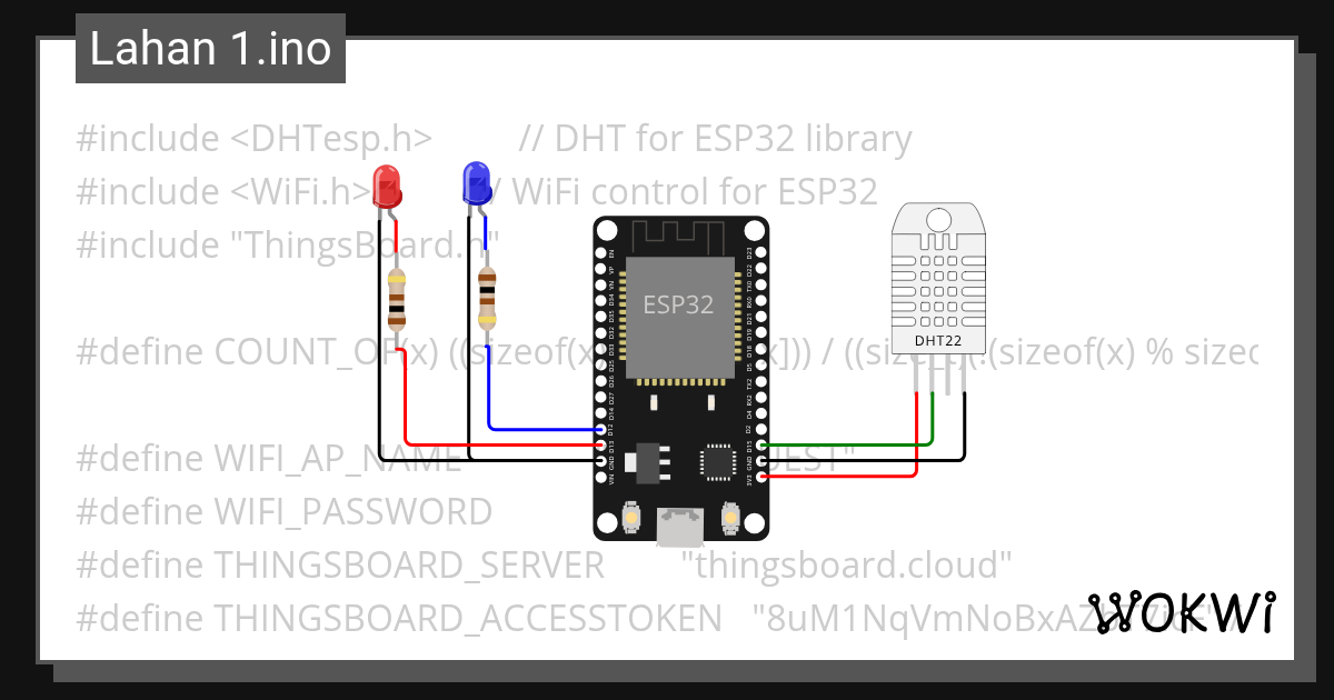 Lahan 1.ino - Wokwi ESP32, STM32, Arduino Simulator