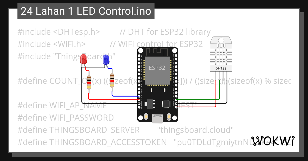 24 Lahan 1 LED Control.ino - Wokwi ESP32, STM32, Arduino Simulator