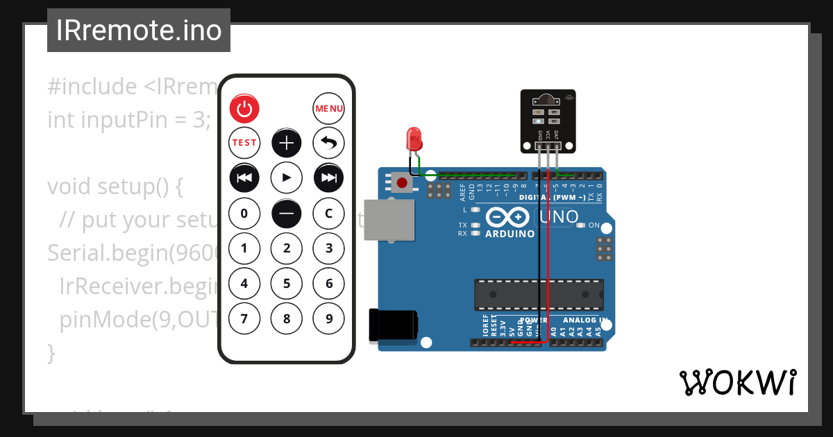 IRremote.ino - Wokwi ESP32, STM32, Arduino Simulator