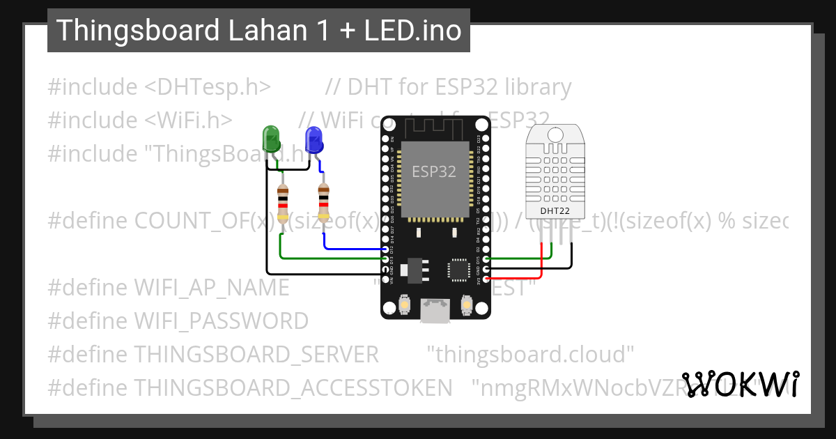 Thingsboard Lahan 1 + LED.ino - Wokwi Arduino and ESP32 Simulator