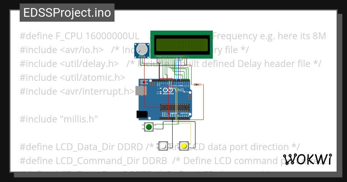 EDSS Project 04 - Wokwi ESP32, STM32, Arduino Simulator