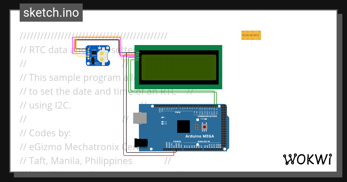 Time setting - Wokwi ESP32, STM32, Arduino Simulator