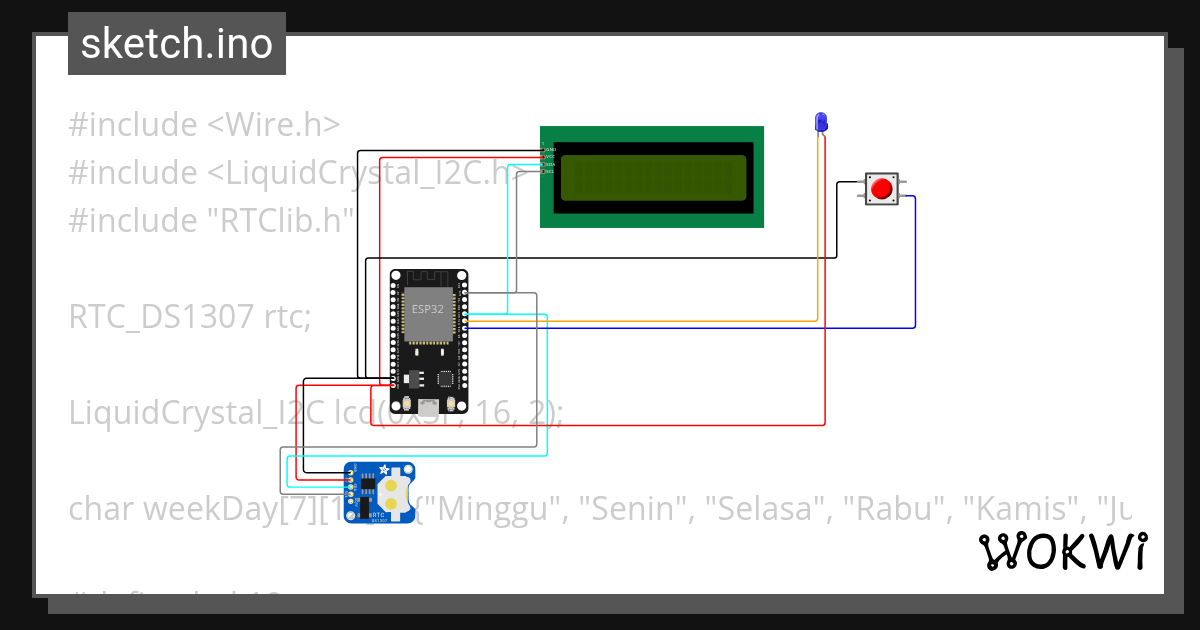 sketch.ino - Wokwi ESP32, STM32, Arduino Simulator