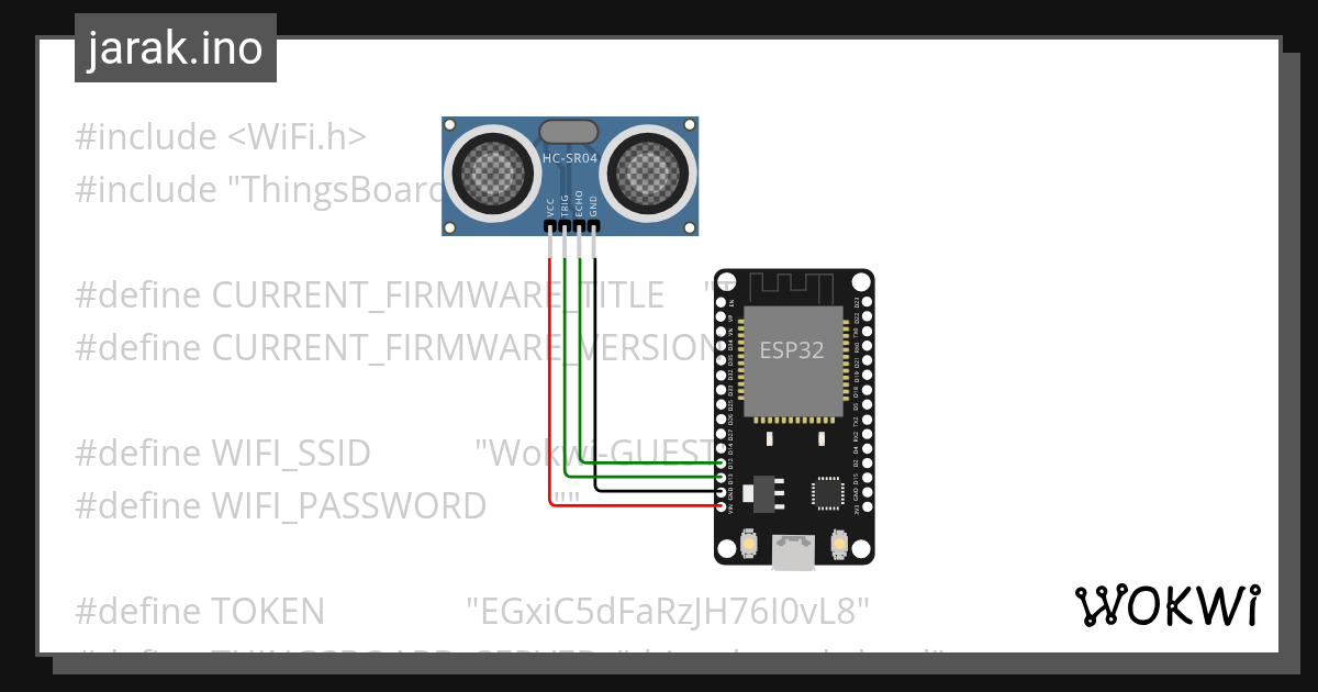 jarak.ino - Wokwi ESP32, STM32, Arduino Simulator