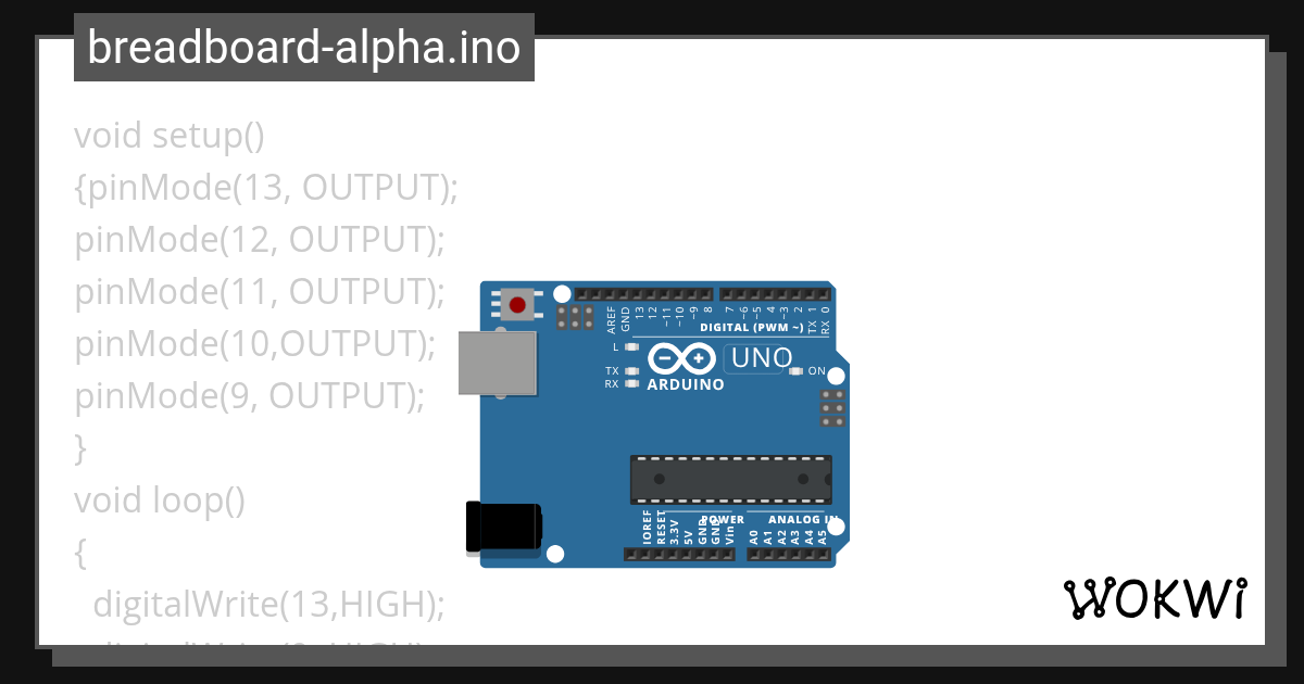 breadboard-alpha.ino - Wokwi ESP32, STM32, Arduino Simulator