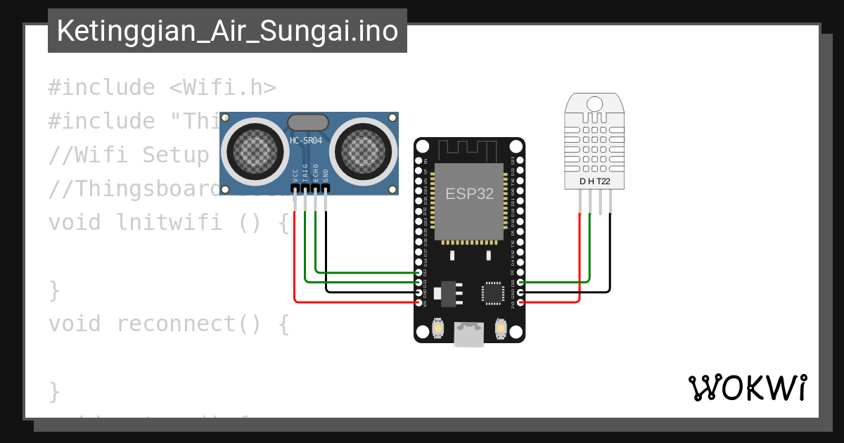 Ketinggianairo Wokwi Esp32 Stm32 Arduino Simulator