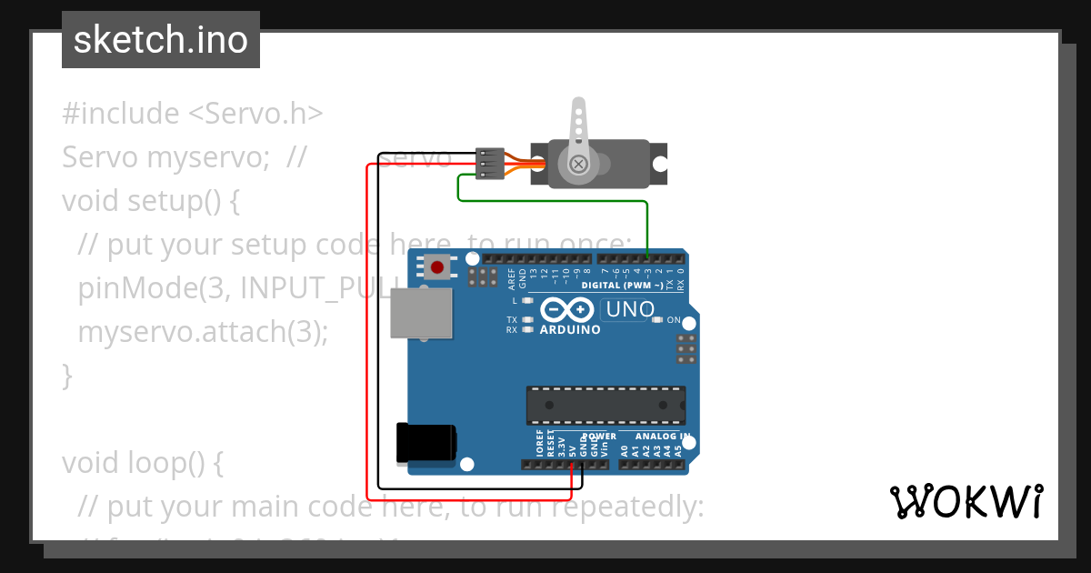 ServoControl.ino - Wokwi ESP32, STM32, Arduino Simulator